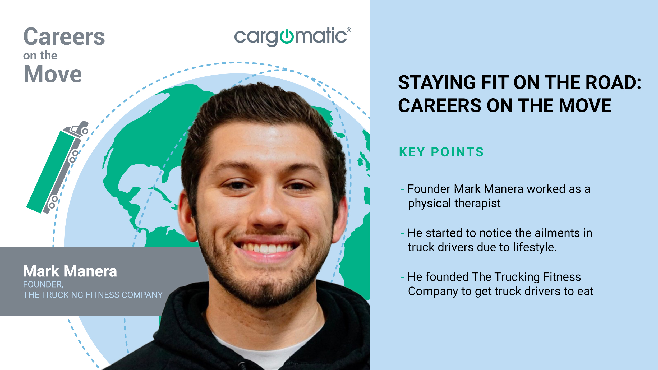 Meet the Man Helping Truckers Stay Fit on the Road - Cargomatic